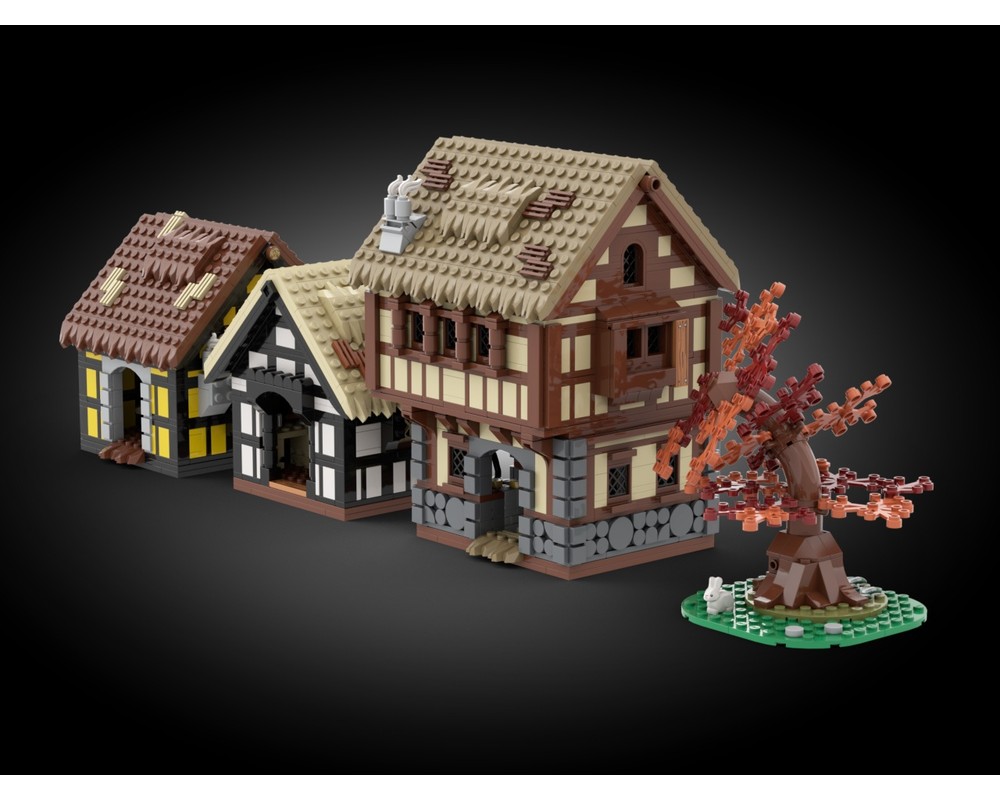 LEGO MOC Medieval Houses by Mikey_Brickalloti | Rebrickable - Build ...