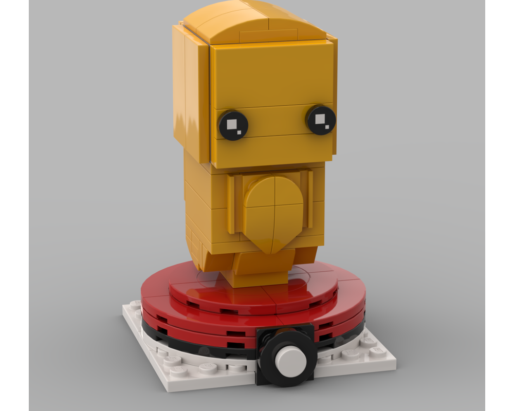 Lego Moc Pokéball Base Pokémon By Herpuderpules Rebrickable Build