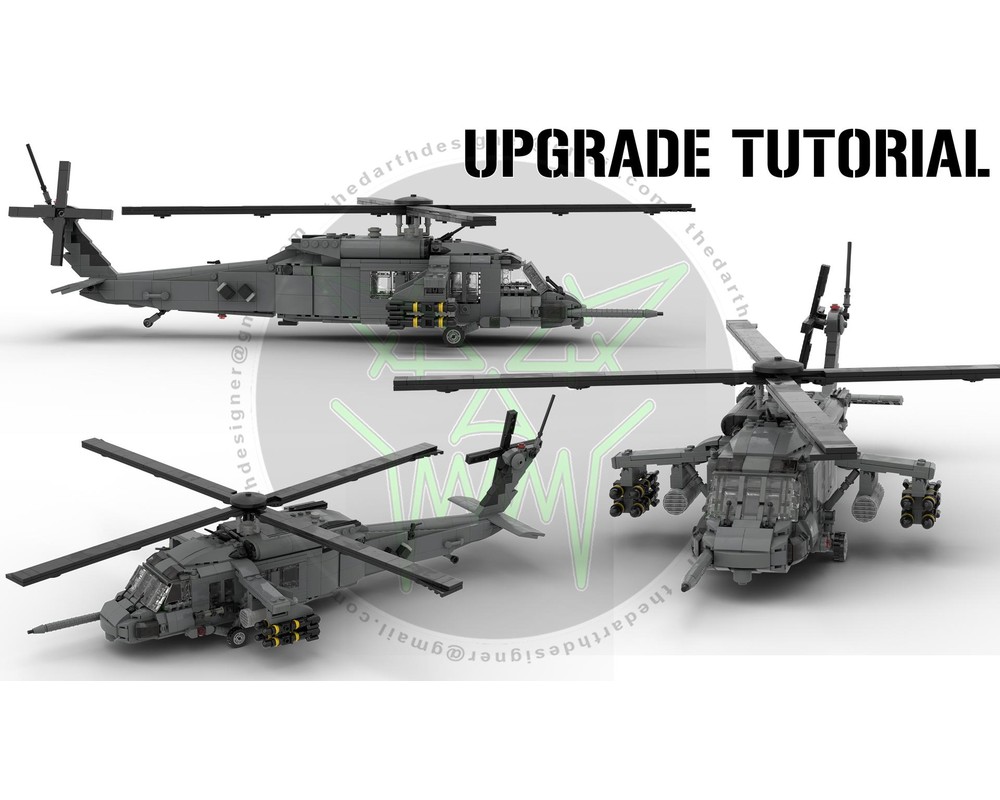 LEGO MOC MH-60 Pave Hawk by DarthDesigner | Rebrickable - Build with LEGO