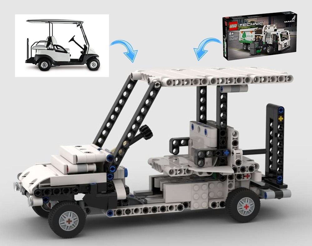 LEGO MOC Club Car Villager 4 42167 Alternative by ErikGS | Rebrickable ...