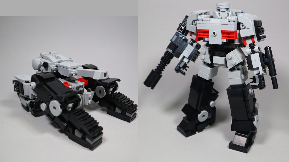 LEGO MOC D-16/Megatron cogged mode (Transformers One) by aranobilis98 | Rebrickable - Build with ...