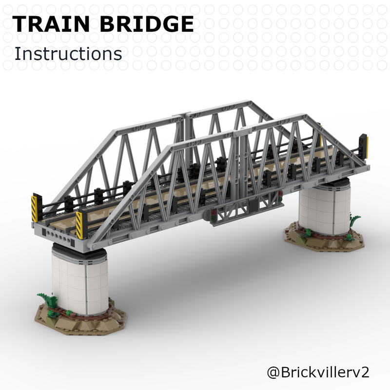 LEGO MOC-198901 Train bridge by Brickvillerv2 | Rebrickable - Build ...