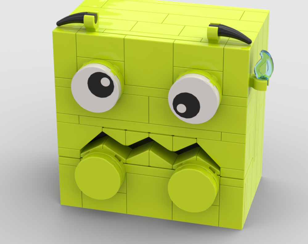 LEGO MOC Scared 2x2 brick by Thierry | Rebrickable - Build with LEGO