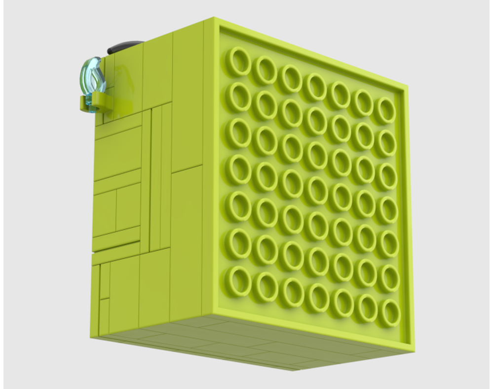 LEGO MOC Scared 2x2 brick by Thierry | Rebrickable - Build with LEGO