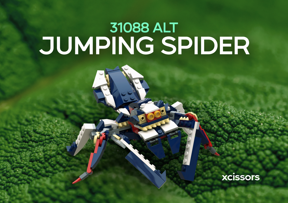 LEGO MOC Jumping Spider - 31088 Alternate MOC Build by xcissors ...