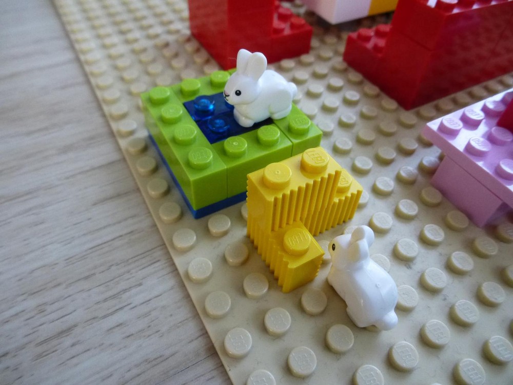 Lego Moc Restaurant With Rabbits By Cornierjungle Rebrickable Build