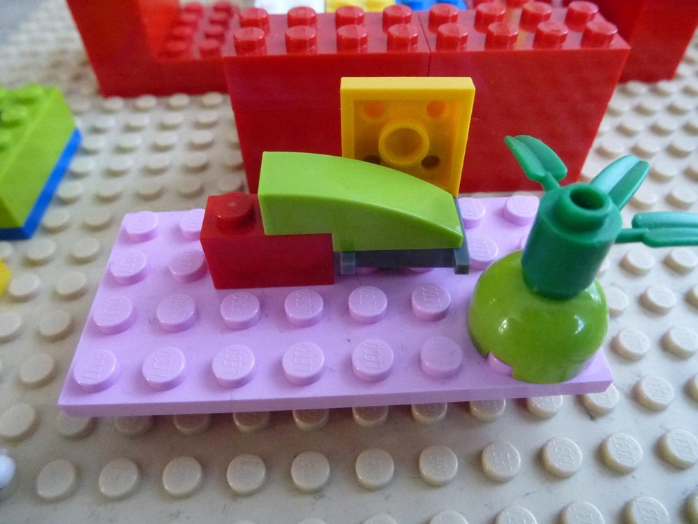 Lego Moc Restaurant With Rabbits By Cornierjungle Rebrickable Build