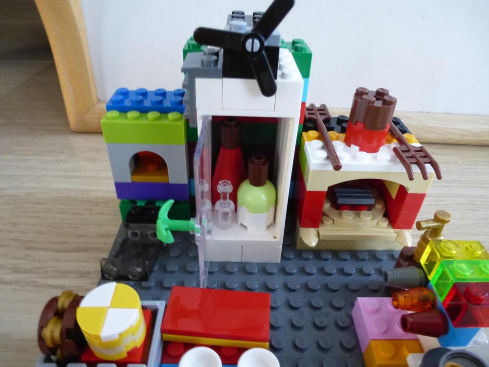 Lego Moc Restaurant With Rabbits By Cornierjungle Rebrickable Build