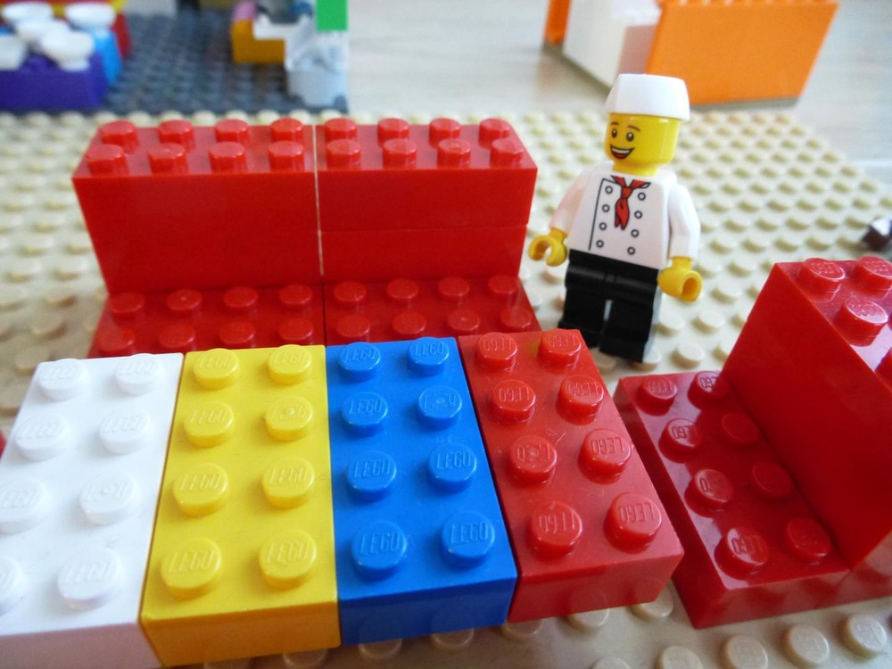 Lego Moc Restaurant With Rabbits By Cornierjungle Rebrickable Build