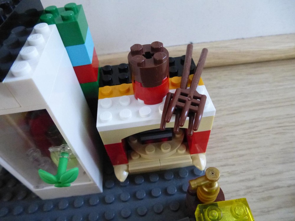 Lego Moc Restaurant With Rabbits By Cornierjungle Rebrickable Build