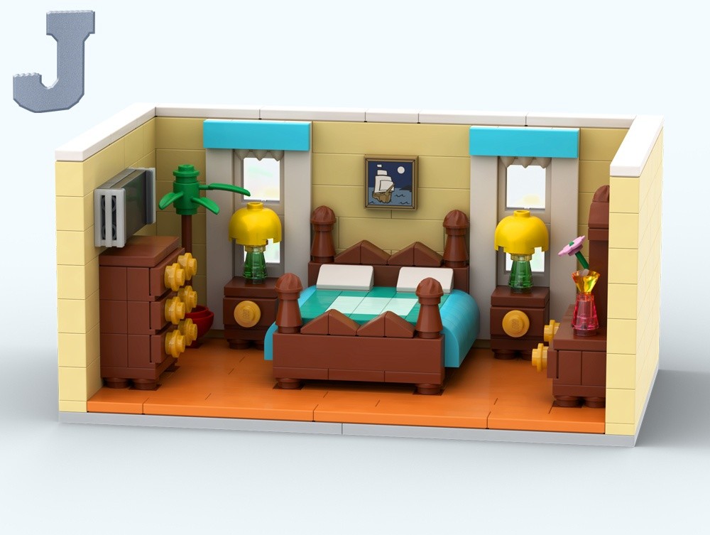 LEGO MOC Master Primairy Bedroom by jaystepher | Rebrickable - Build ...