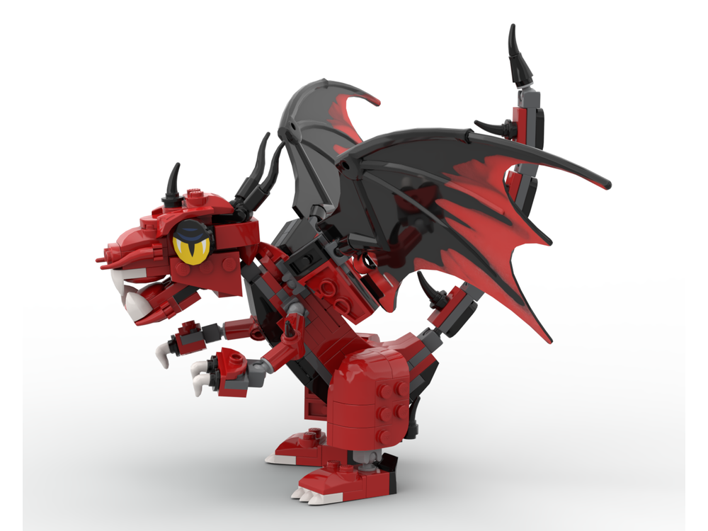 LEGO MOC-198914 Ryk's Red Dragon by rykfield | Rebrickable - Build with ...
