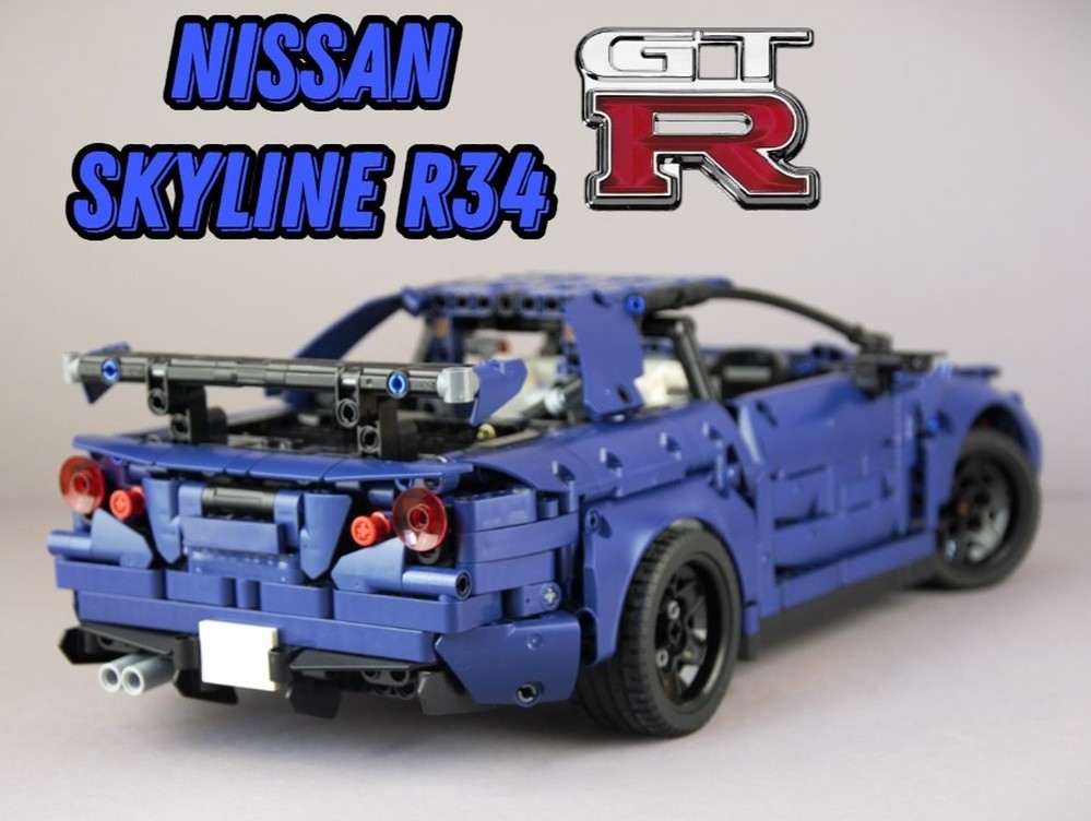 LEGO MOC Nissan Skyline R34 GT-R - 42154 B Model by Alex Ilea ...