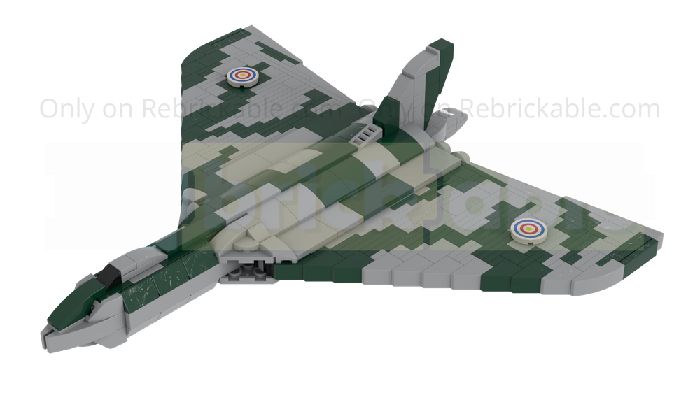 LEGO MOC Avro Vulcan by hyphencubed | Rebrickable - Build with LEGO