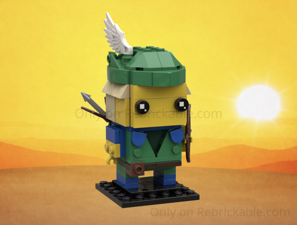 LEGO MOC Forestmen archer Brickheadz by raguidel | Rebrickable - Build ...