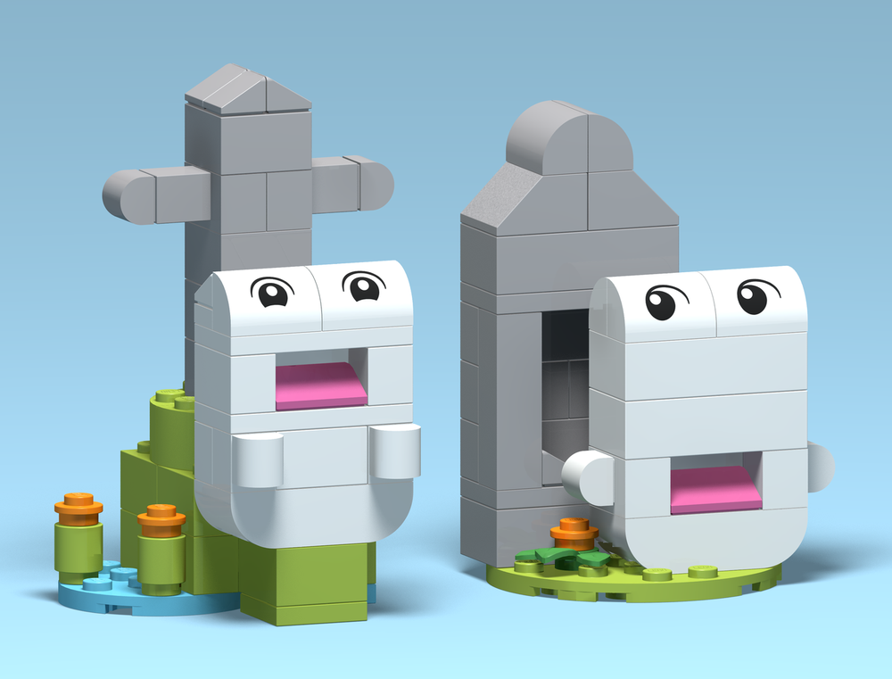 LEGO MOC 11034 Two Ghosts by mattking4 | Rebrickable - Build with LEGO