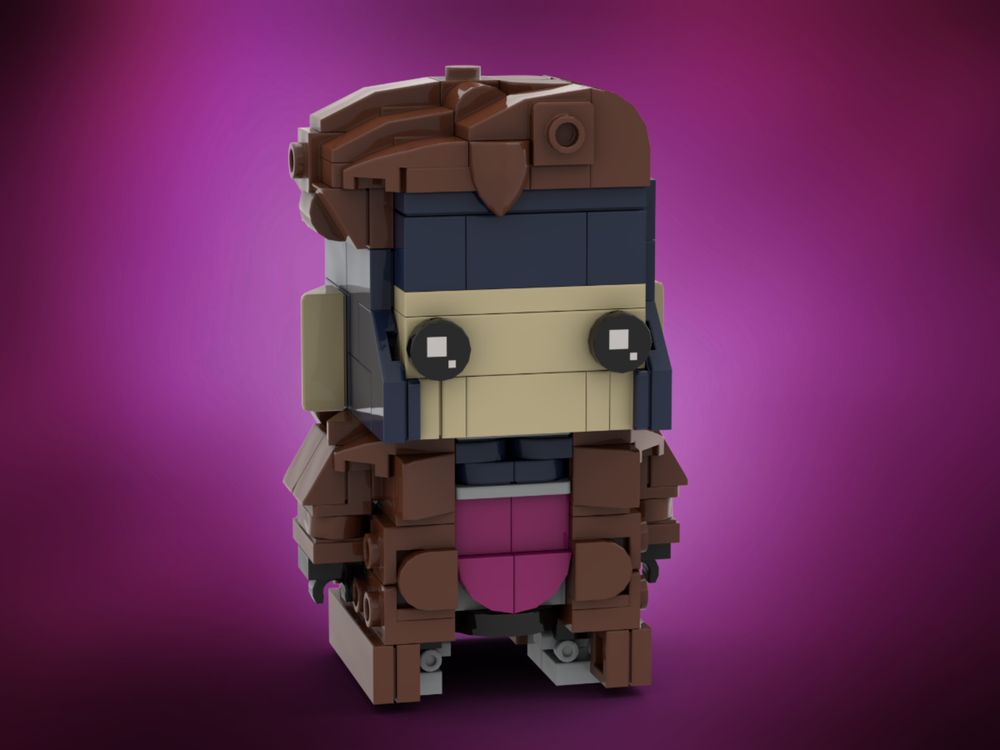 LEGO MOC Gambit Brickheadz by Ant0noo | Rebrickable - Build with LEGO
