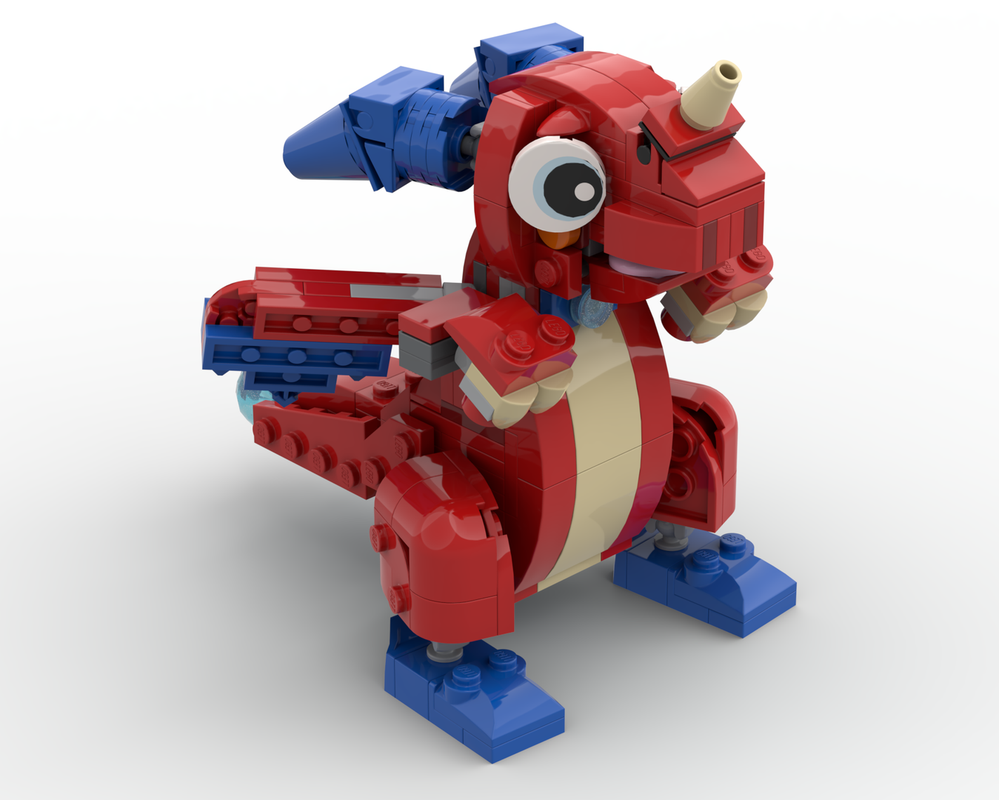LEGO MOC Fynn the Dragon by darkcrafter3 | Rebrickable - Build with LEGO
