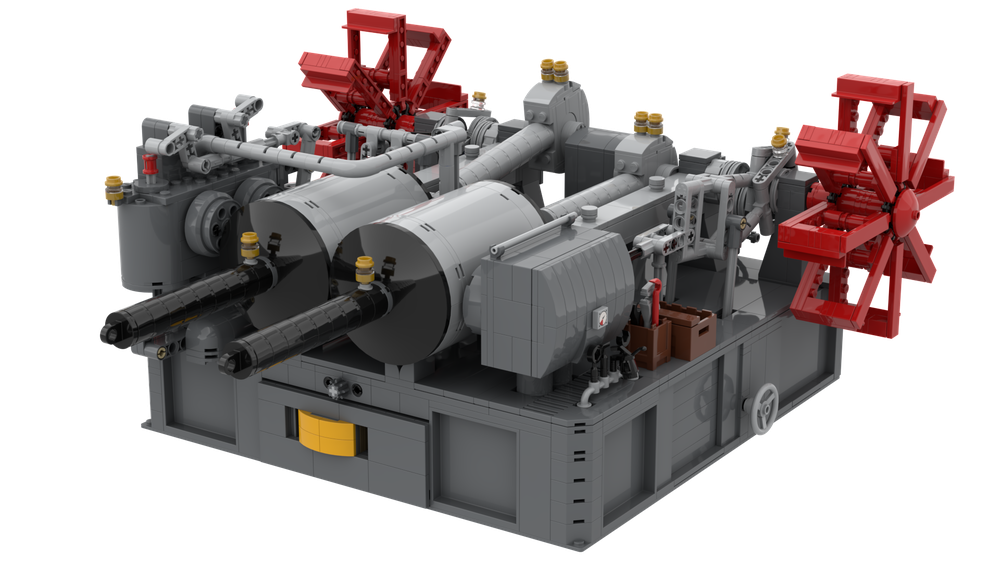 LEGO MOC Steam engine "Sulzer Frères" by Levihathan | Rebrickable ...