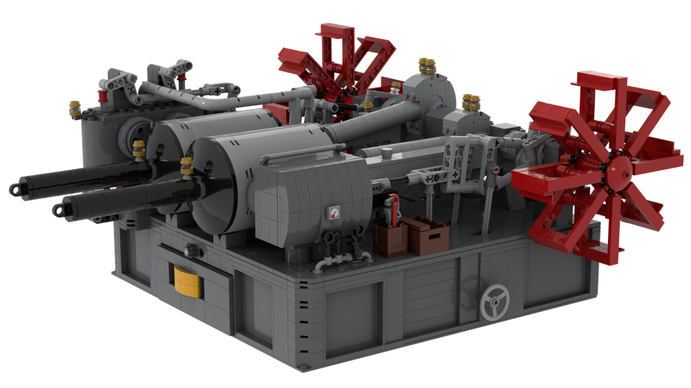 LEGO MOC Steam engine "Sulzer Frères" by Levihathan | Rebrickable ...