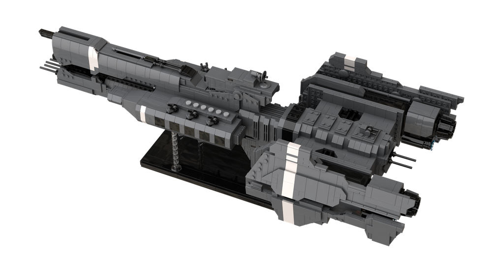LEGO MOC Halo UNSC Paris Class Heavy Frigate V2 by brickdefense ...