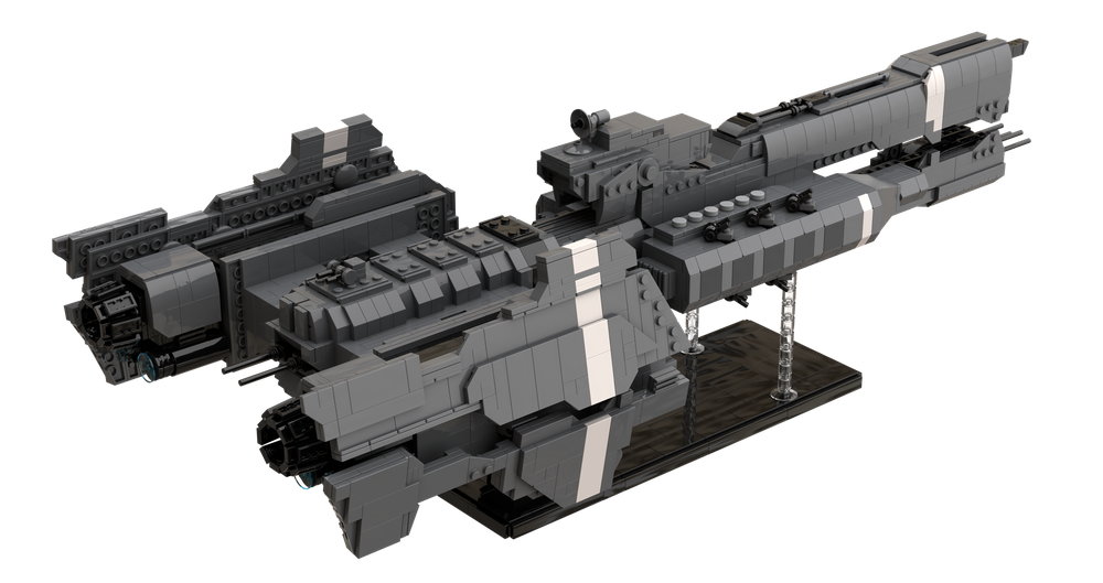 LEGO MOC Halo UNSC Paris Class Heavy Frigate V2 by brickdefense ...