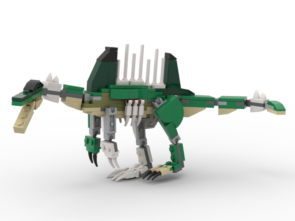 LEGO MOC Zombie Spinosaurus by RapidCheetah | Rebrickable - Build with LEGO