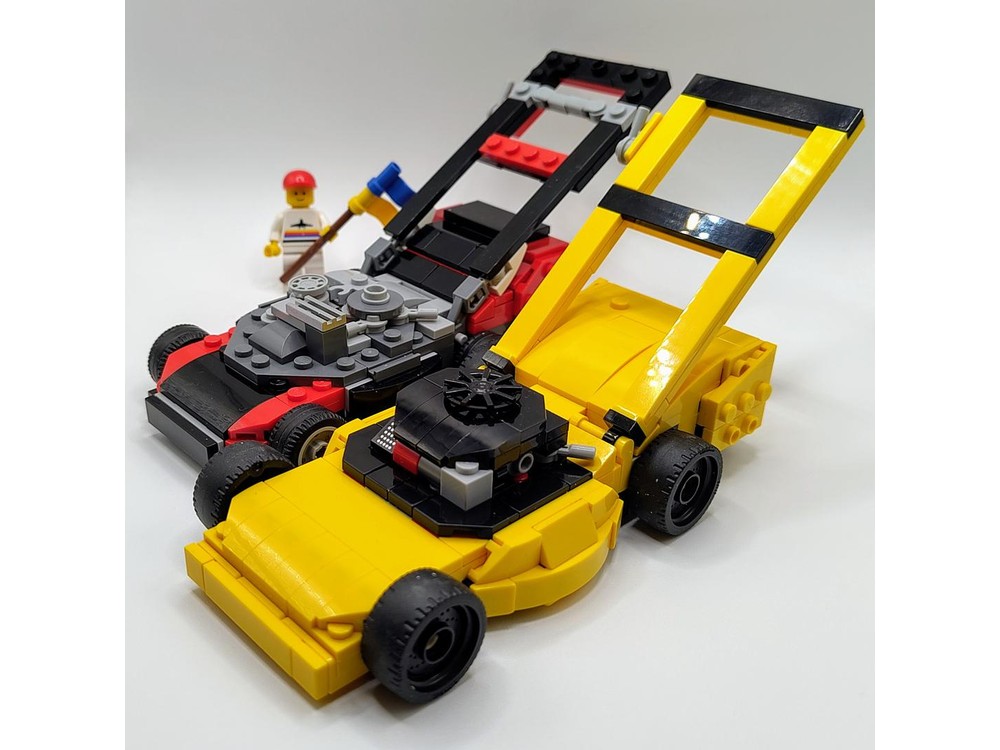 LEGO MOC 76901 Lawn Mower by Dafeld | Rebrickable - Build with LEGO