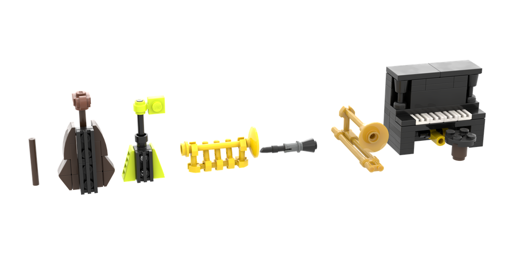 LEGO MOC Musical instruments bundle by Tom designs | Rebrickable ...