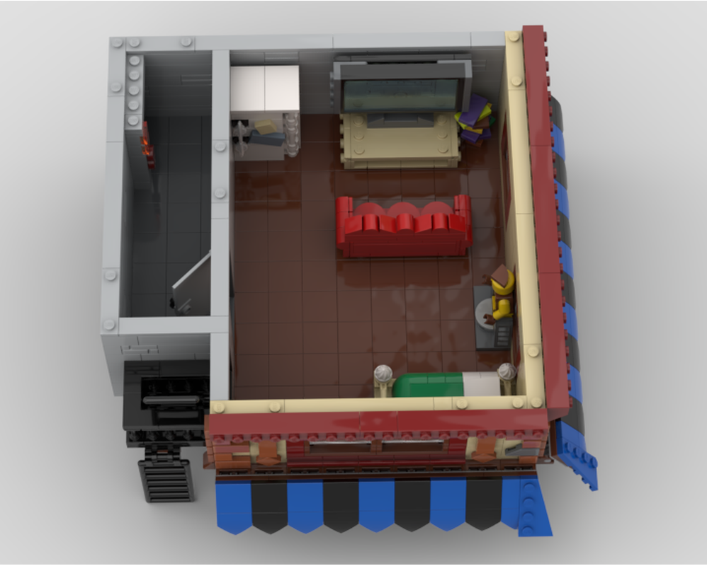 LEGO MOC-198992 Friendly Neighborhood Apartment by CommandoCustoms ...