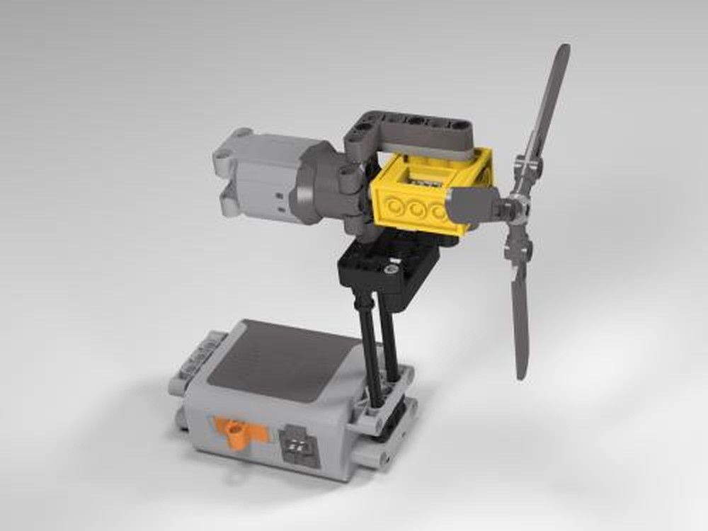 LEGO MOC Oscillating Fan by ruf | Rebrickable - Build with LEGO