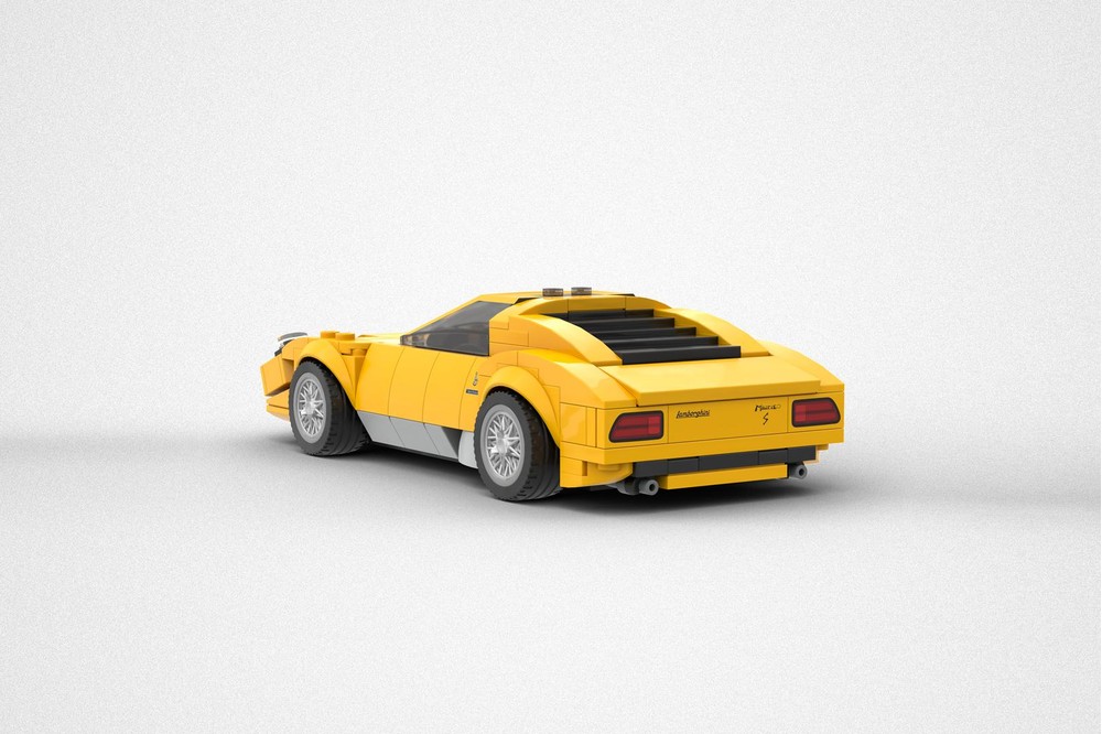 Lego Moc Lamborghini Miura S By Brisolla Rebrickable Build With Lego