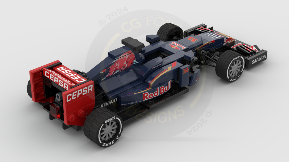 LEGO MOC F1 Toro Rosso STR10 by CGForceDesigns | Rebrickable - Build ...