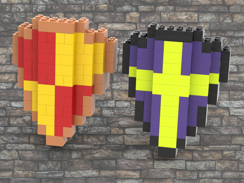 LEGO MOC-199010 Display Shields by DoesTheBrick | Rebrickable - Build ...