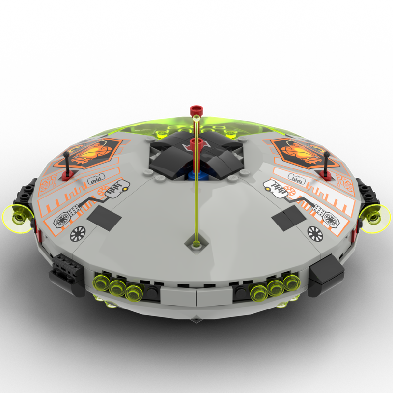 LEGO MOC MOC-0018 Stealth UFO by KILDET | Rebrickable - Build with LEGO