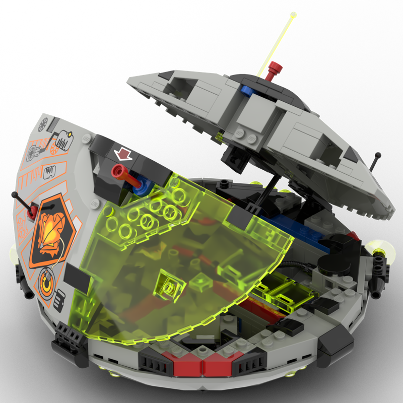 LEGO MOC-199013 MOC-0018 stealth UFO by KILDET | Rebrickable - Build ...