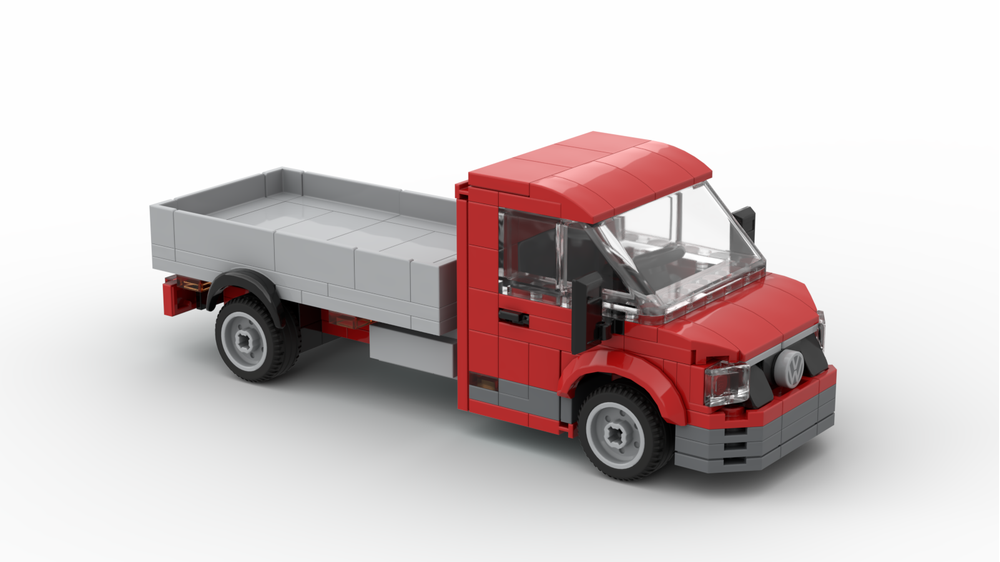 Lego Moc 2019 Vw Crafter Flatbed By Brsbricks Rebrickable Build