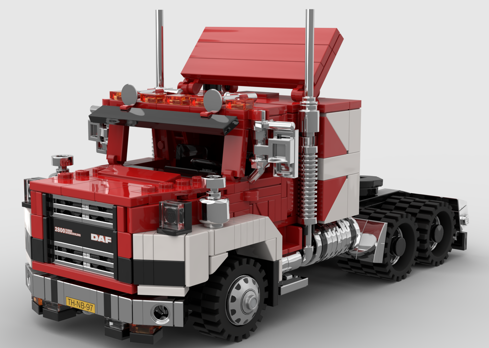 LEGO MOC Daf NTT 2800 Truck by OwnGaming | Rebrickable - Build with LEGO