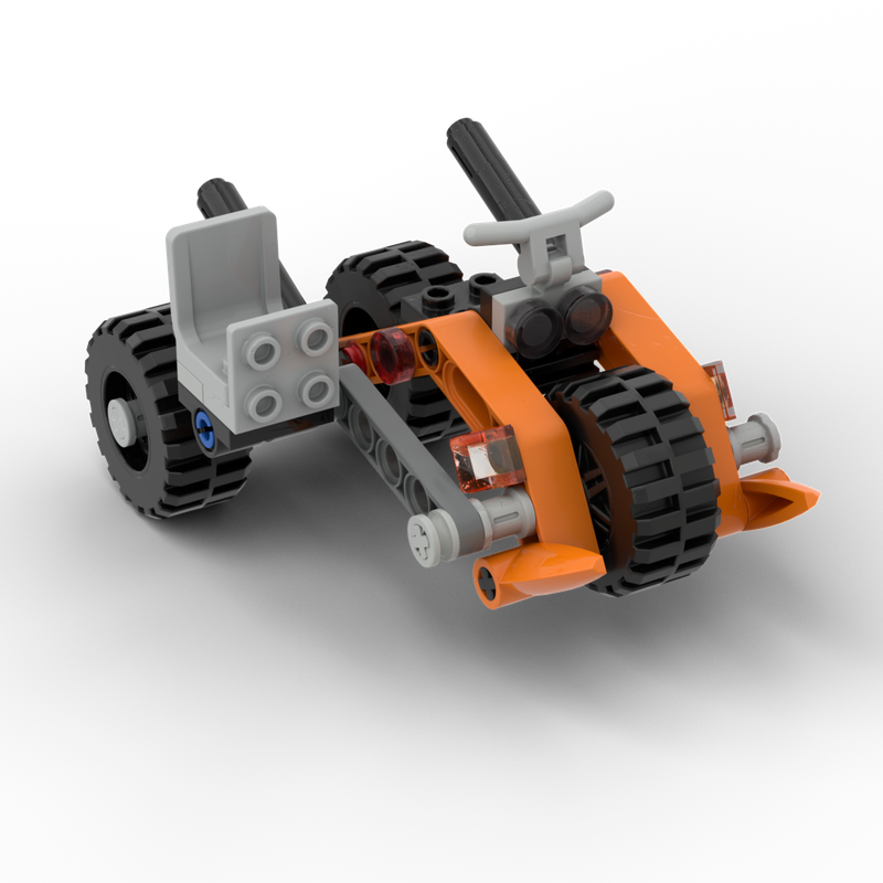 LEGO MOC Simple Motorcycle with Sidecar by chuancong | Rebrickable ...