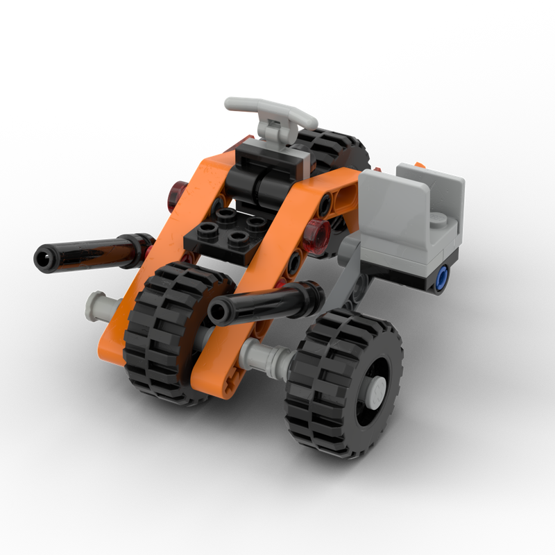 LEGO MOC Simple Motorcycle with Sidecar by chuancong | Rebrickable ...