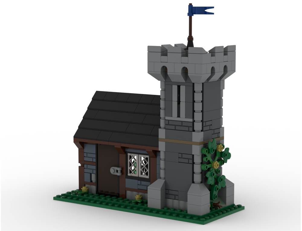 Lego Moc Tower Inn By Kunu1990 Rebrickable Build With Lego