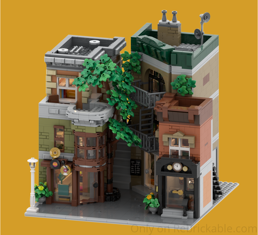 LEGO MOC Community Courtyard by rebelnili | Rebrickable - Build with LEGO