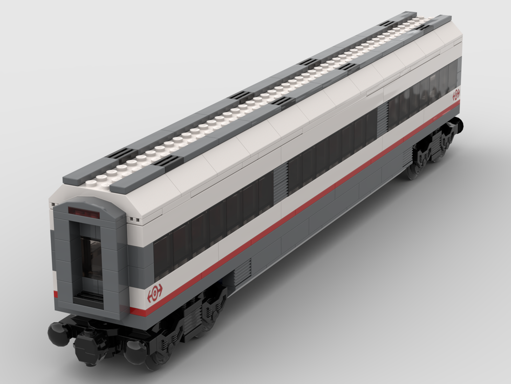 LEGO MOC 60051 Long Passenger Car by viktor250e | Rebrickable - Build ...