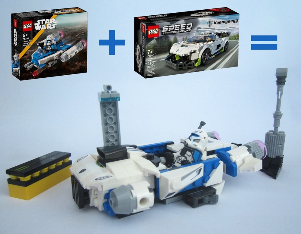 LEGO MOC Rex's Coruscant Speeder by Parzival2045 | Rebrickable - Build ...