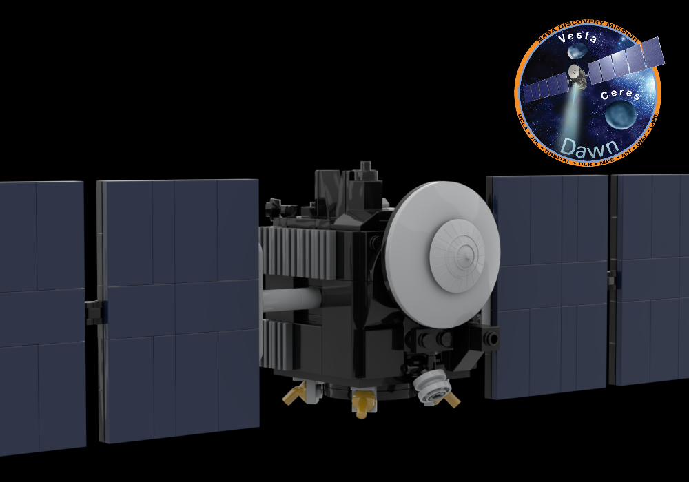 LEGO MOC Dawn Spacecraft by OrchardBuilds | Rebrickable - Build with LEGO