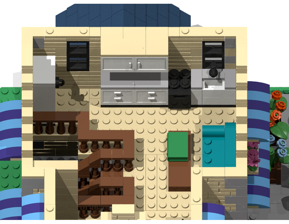 LEGO MOC Cobblestone Village Flower Shop by earth_girl | Rebrickable ...