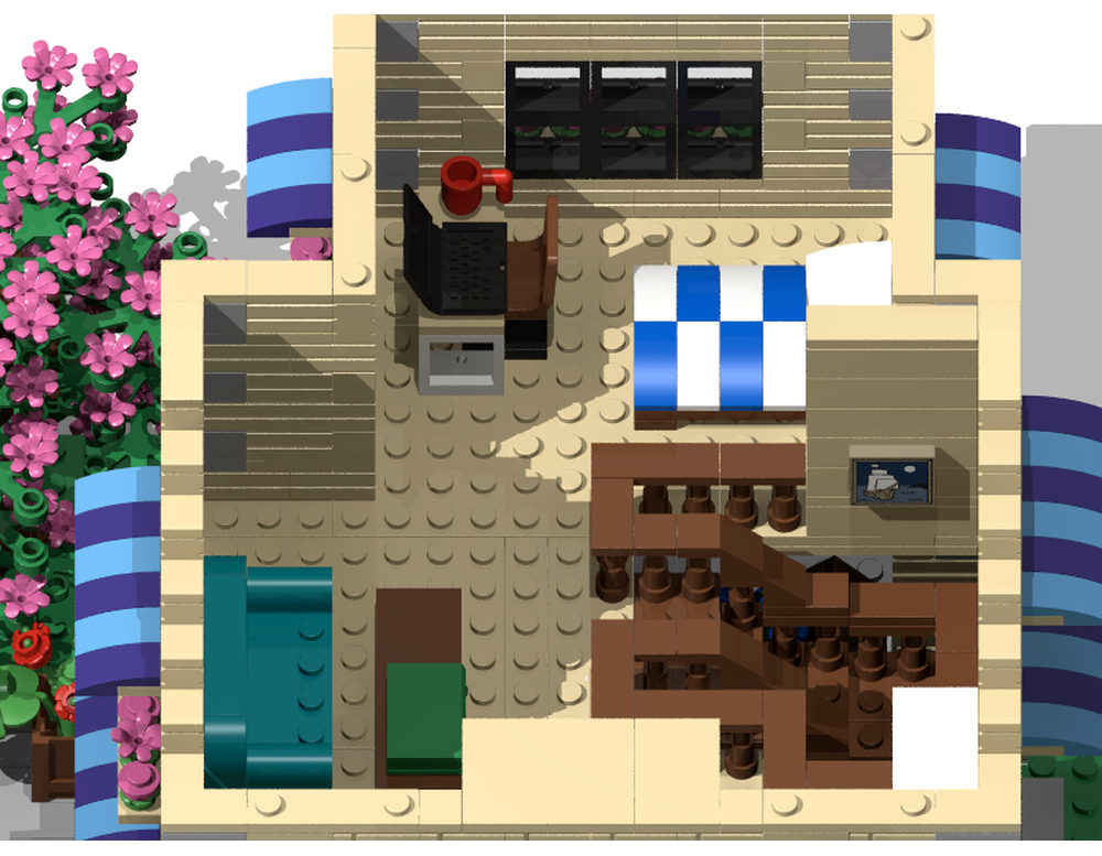 LEGO MOC Cobblestone Village Flower Shop by earth_girl | Rebrickable ...