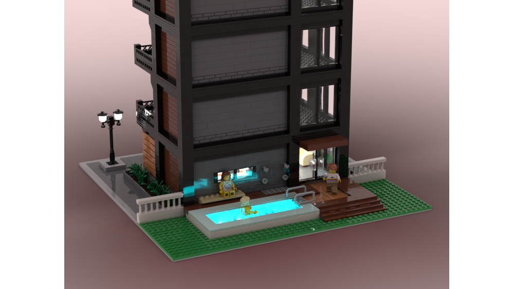 LEGO MOC Stackable Hotel - Modular Skyscraper/Building by Alolex1 ...
