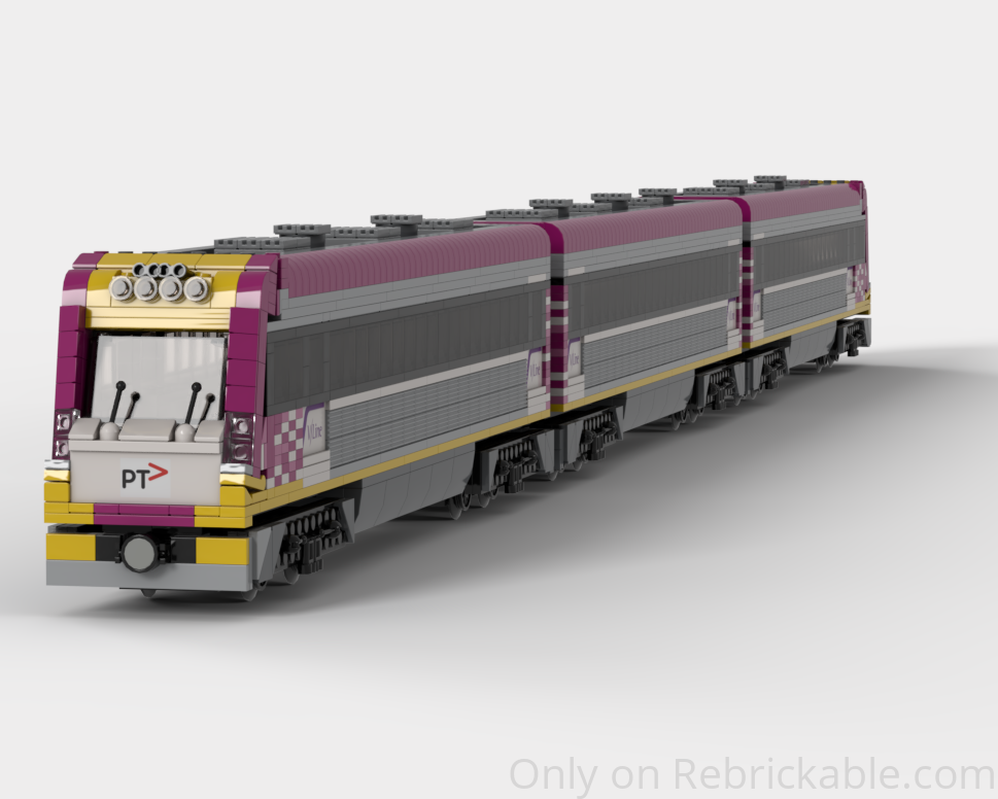 LEGO MOC Vline VLocity DMU with power functions by S-Brick ...