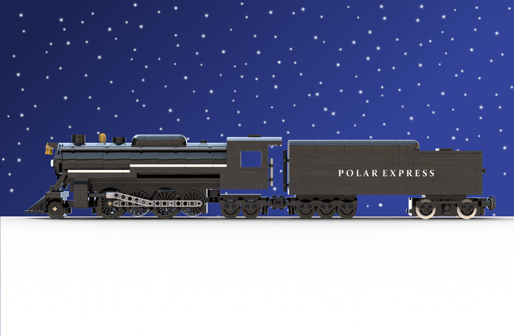 LEGO MOC The Polar Express Locomotive: Powered Up by Tweetsie12 ...
